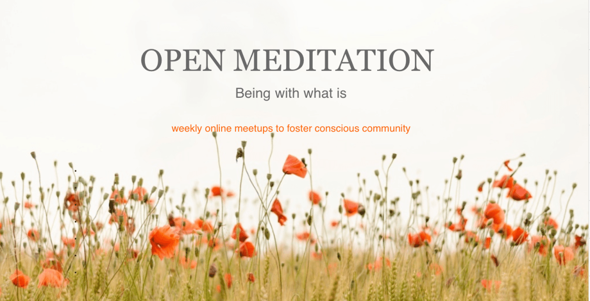 Open Meditation Meetup – come to center